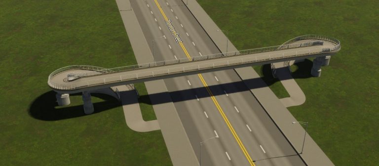 Cities Skylines 2: Building a (Functional) Pedestrian Overpass | Guide ...