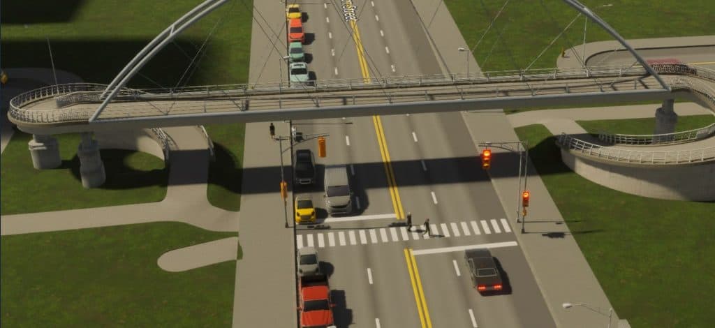 Cities Skylines 2: Building a (Functional) Pedestrian Overpass | Guide ...